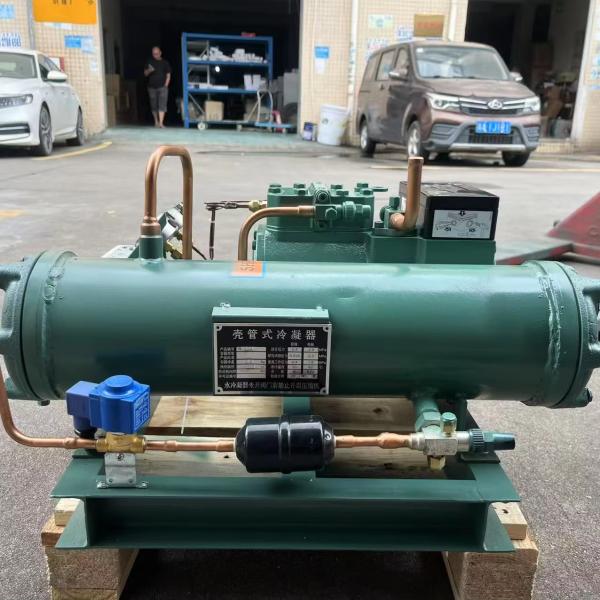 Quality Factory Outlet 25Hp Dd Water Tower Cold Room Condensing Unit Water Cooled Condenser Machine Industrial Water Cooler for sale
