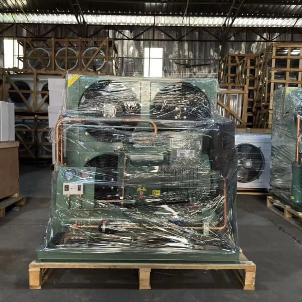 Quality Factory Direct Sales 10HP Semi-Hermetic Compressor Condensing Unit Motor R404a Refrigerant Air Cooled for Cold Storage Rooms for sale
