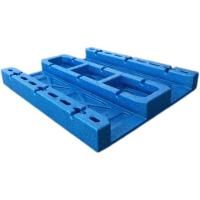 China Plastic Block Pallet Logistic System Plastic Box Pallet  For Heavy Duty Storage for sale