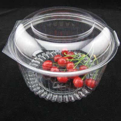 China OEM Customized Shape Disposable Plastic Salad Bowl With Lids for sale