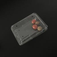 China 24*18*8cm Clear Disposable Fruit Packaging Plastic Boxes With Lids for sale