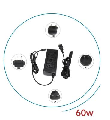 China Router CCTV Adapters  Portable Chargers Power Supplies12v 5a AC/DC Laptop Desktop Switching Power Adaptors 24v 2.5a  FCC CE KC for sale