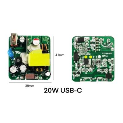 China CE FCC CCC KC certificate 15W 18W 20W 30W USB  PD Charger Switching Power Supply  module  Fast adapter with AU EU US UK Plug for sale