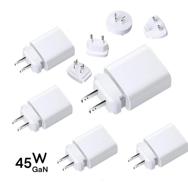 Quality Mini  45W GaN  Universal Travel  Adapter Laptop Type C  Charging 3.0 QC Fast PD Charger PD Mobile Phone 1 Usb C Port for sale
