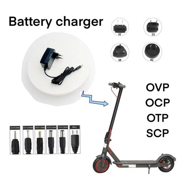 Quality ac ro dc60v 5a 48v 6a 36v 8a lithium ion smart Battery Chargers Power supplies adaptors with AU EU US UK Plugs for sale