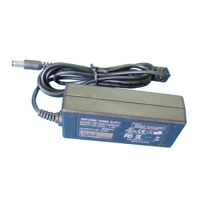 China 12v 2a desktop switching power supply adapter 24W AC to DC UK US AAU EU Plug Universal Power Adapter for sale