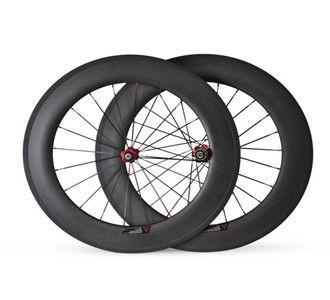 China Hot sale cheaper YOUNGFANBIKE 700c 88MM Carbon Tubular wheelset width 23mm for road bike for sale