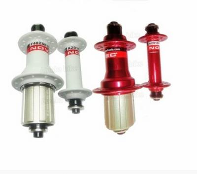China Light Novatec A291SB/F482SB aluminum hubs for road bike Shimano Cassette 20/24 holes with quick release for sale