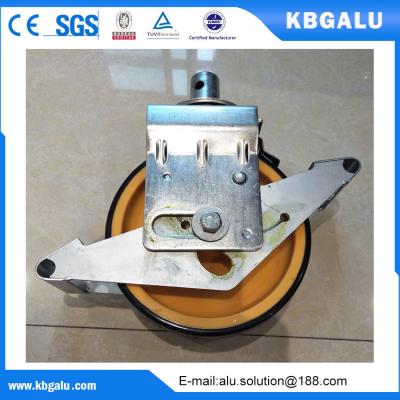 China EN certified 8 inch  castor wheel for aluminum scaffolding for sale
