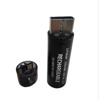 China AAA 1.5V 600mWh USB Type-C Rechargeable Lithium Battery 45min Fast Charging for sale