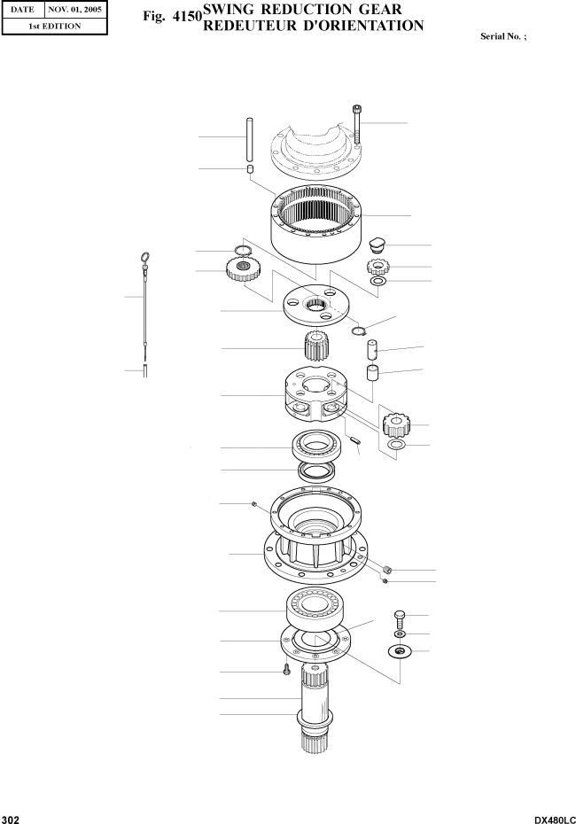 小松 K1000350 零件减速机；回转