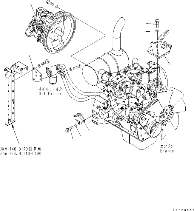 小松 708-1L-00650 零件泵总成