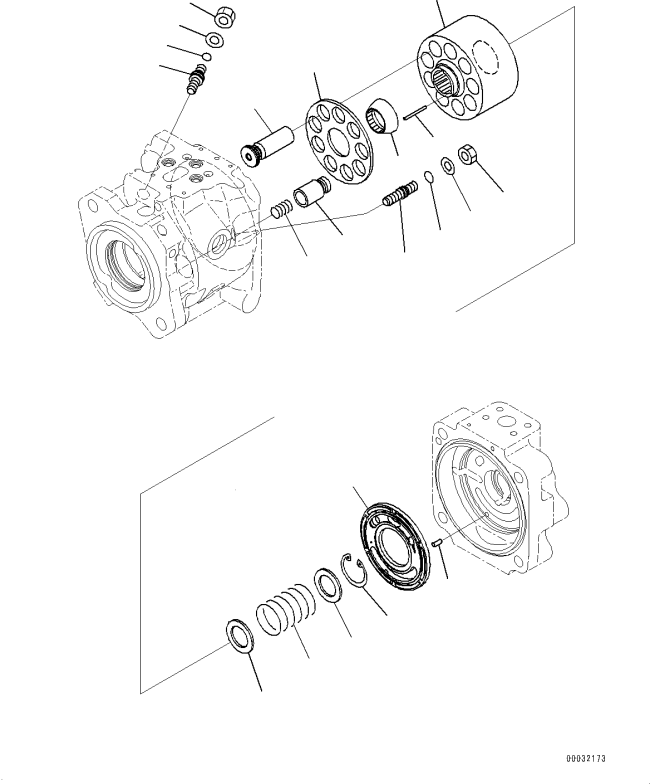 FRONT FRAME, WITH AUTO-GREASING SYSTEM