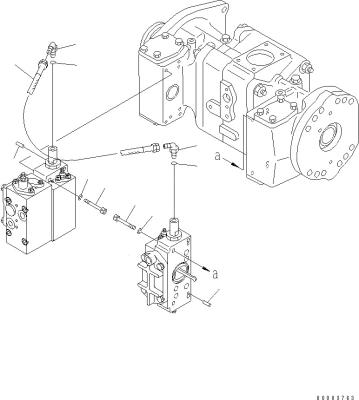 Китай 708-2L-00950 708-25-02044 708-2L-00951 708-2L-05420 Для Komatsu WA800-3 WA900-3 Гидравлический загрузочный насос продается