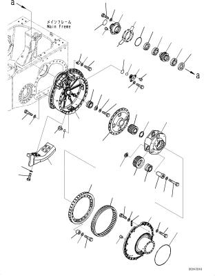 중국 코마쓰 볼도저 D155AX-6 여행 조립 최종 드라이브 17A-27-00093 17A-27-00090 17A-27-00092 17A-27-00095 판매용