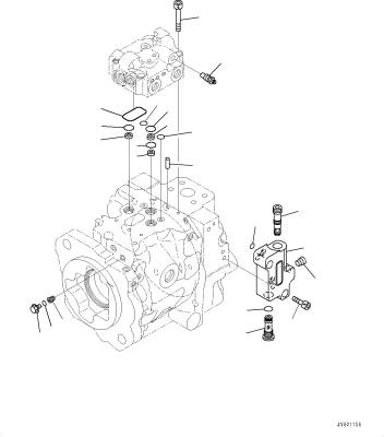 China 708-1U-00120 708-1U-00140 708-1U-00170 708-1L-04010 R7081U00120 R7081U00171 708-1U-01151 Voor Komatsu WA380-6 WA430-6 Wielladders Hydraulische pomp Stuurpomp Te koop