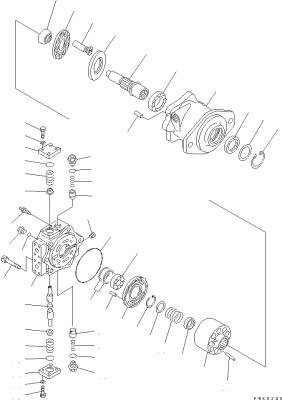 China 708-7L-00040 708-7L-11111 Voor Komatsu D65EX-15 D65EX-15E0 D61PX-15 D65WX-15 Bulldozer Hydraulische pomp Naverkoop Te koop