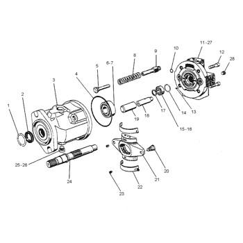 China 1094197 109-4197 CA1094197 0R7472 Voor CAT 990 844 Wielladder Hydraulische hoofdpomp Kolvenpomp Pomp ASSY POMP GP-PISTON Naverkoop Te koop