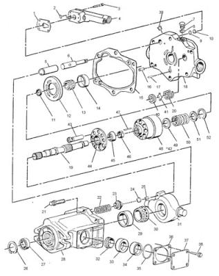 China 6E5965 CA6E5965 6E-5965 0R7670 Voor CAT D4H XL D5M TRACK-TYPE TRACTOR Hydraulische hoofdpomp Kolvenpomp Pomp ASSY POMP GP-PISTON Naverkoop Te koop
