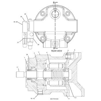 China 244-2228 CA2442228 2442228 10R8700 Voor CAT 420D 430D Backhoe Loader Hydraulische hoofdpomp Kolvenpomp Pomp ASSY POMP GP-PISTON Naverkoop Te koop