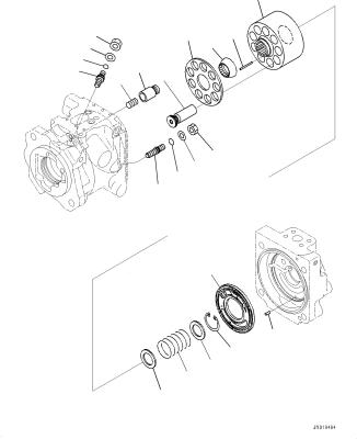 중국 708-1U-00370 708-1U-01231 708-1U-04240 Komatsu WA380-8 WA380-8EO 휠 로더 유압 메인 펌프 스티어링 펌프 피스톤 펌프 HST 펌프 펌프 ASSY 애프터마켓 원본 판매용