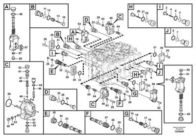 China VOE14634178 VOE 14634178 Für VOLVO EC480D EC480DHR Bagger Hydraulisches Hauptsteuerventil Baumaschinenteile Nachrüstwaren Hochwertiges Original zu verkaufen