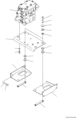 中国 723-44-13101 723-44-13100 709-12-14601 709-13-12501 コマツー向け WA450-6 WA470-6 WA480-6 ホイールローダー 水力主制御バルブ 建設機械部品 後産品 高品質 オリジナル 販売のため