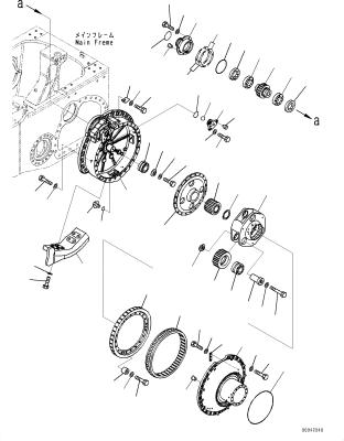Китай 17A-27-00031 17A-27-00030 17A-27-00041 17A-27-00040 Окончательный привод для Komatsu D155AX-3 D155AX-5 D155A-3 D155A-5 БУЛЛДОЗЕРЫ ФИНАЛЬНЫЙ ДРИС продается