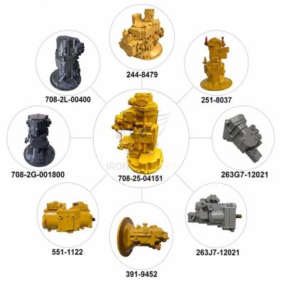 China 708-25-04151 708-25-04112 Hydraulic Main Pump For PC200-5 Precision Hydraulic Pump Assembly IRON CAVALRY for sale