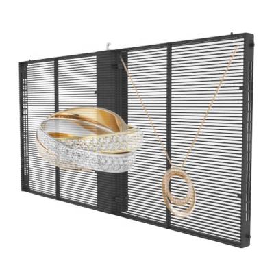 Cina Esposizione trasparente P16 LED Mesh Screen Outdoor della finestra di SMD LED in vendita