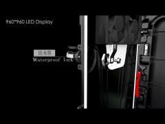 Lo schermo di visualizzazione all'aperto del LED del tabellone per le affissioni di pubblicità P10 ha riparato l'installazione 960x960mm