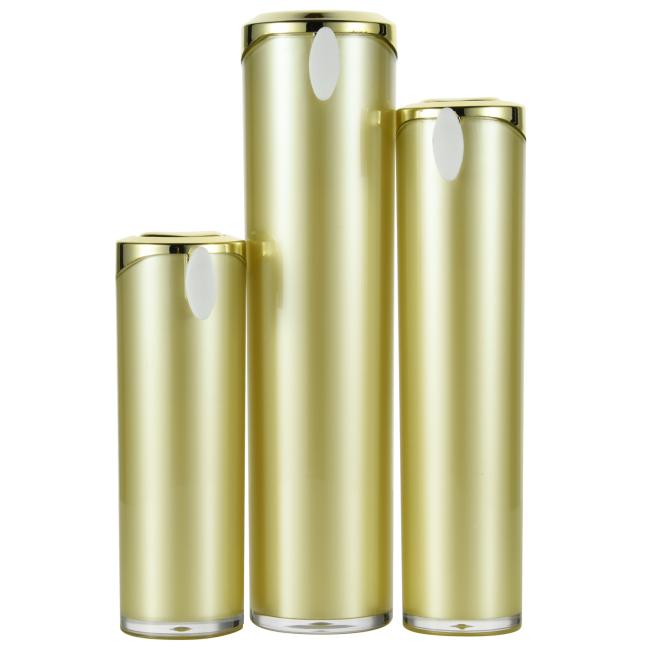 Cosmetic spray pump bottle close-up