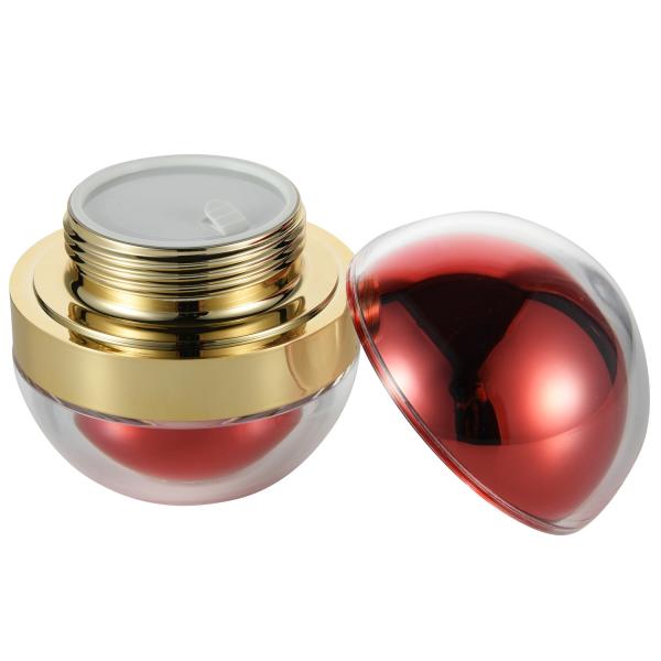 Quality Customizable 50g 20g Luxury Double Floor Acrylic Jar for Day Cream and Night for sale