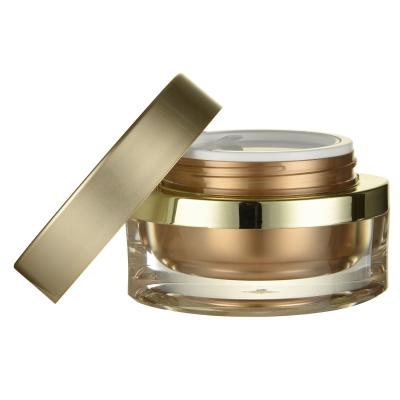 Cina Bottone acrilico a forma di occhio 30g 50g Capacità essenziale per le soluzioni di imballaggio del trucco in vendita