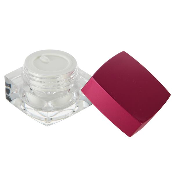Quality Screen Printing 5g Empty Cosmetic Packaging Jar in Square Shape for Cosmetic for sale