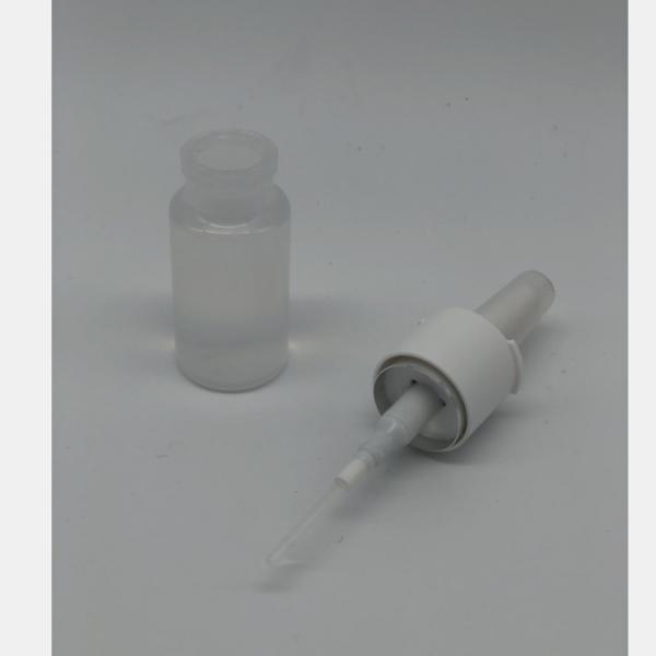 Quality 20ml PP Round Cylinder Empty Nose Spray Bottles For Pump And Throat Spray for sale