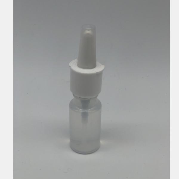 Quality 20ml PP Round Cylinder Empty Nose Spray Bottles For Pump And Throat Spray for sale