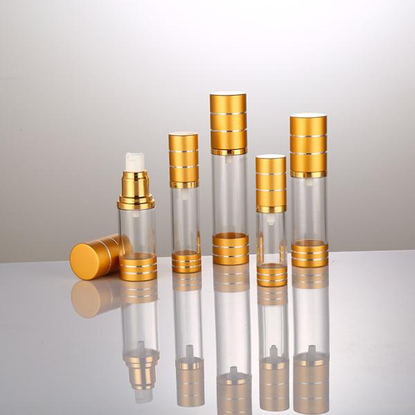 Quality 25/32mm Diameter 15ml 20ml 30ml 40ml 50ml Round Airless Bottle for Cosmetic for sale