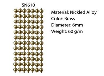 China Chain Strings-metal ball chain curtain for sale