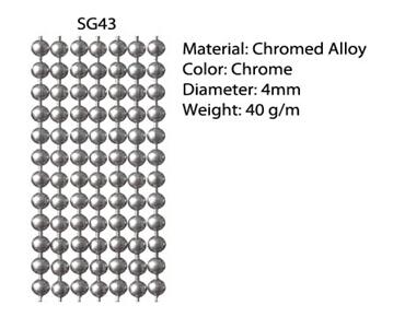 China Metal Bead curtain for sale