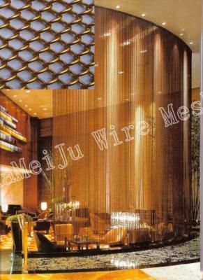 China Aluminum wire mesh isolation wall for sale