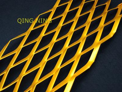 China Golden expanded metal mesh for wall cladding mesh for sale
