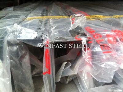 China Rectangle Welded Stainless Steel Pipe Hairline Finished for Decoration for sale