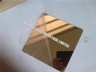 China Decorative Stainless Steel Sheet 316 304 201 PVD Coated Color Mirror for sale