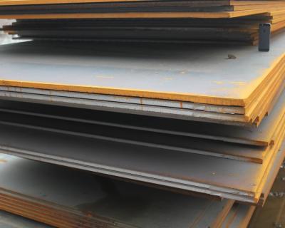 China ASTM JIS GB EN DIN Standard S355JR Hot Rolled Carbon Steel Plate 60 - 200mm Fire Cutting for sale