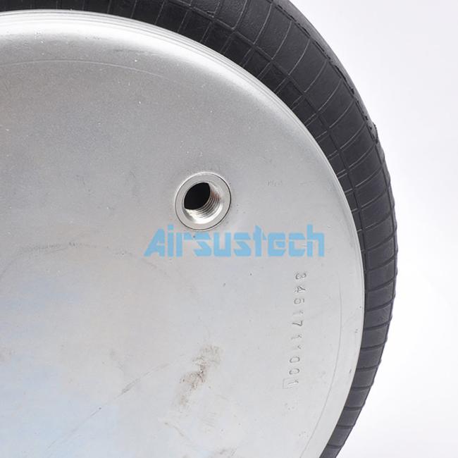 One Convoluted Air Spring 1b5171 Style Replaces Contitech Fs330-11 468 Rubber Bellows