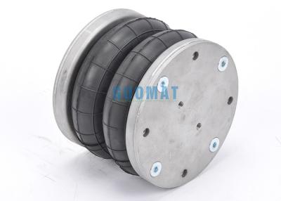 중국 더블 타입 뒤엉킨 공기 스프링 벨로우 4XM8은 구멍 산업 기계 에어백에 실을 뀄습니다 판매용