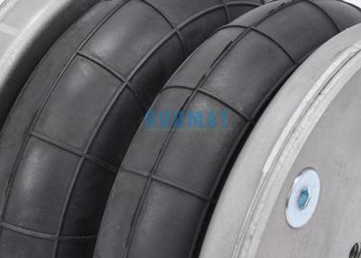 중국 더블 타입 뒤엉킨 공기 스프링 벨로우 4XM8은 구멍 산업 기계 에어백에 실을 뀄습니다 판매용