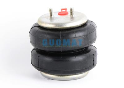China Double Convoluted Firestone Air Spring Bellow 255-1.5 Air Connection 3/8NPT Rubber Air Bags for sale