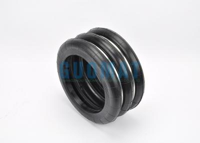 China Double Pcs Steel Girdle Ring Industrial Air Springs / Air Bags 3 Convolution for sale